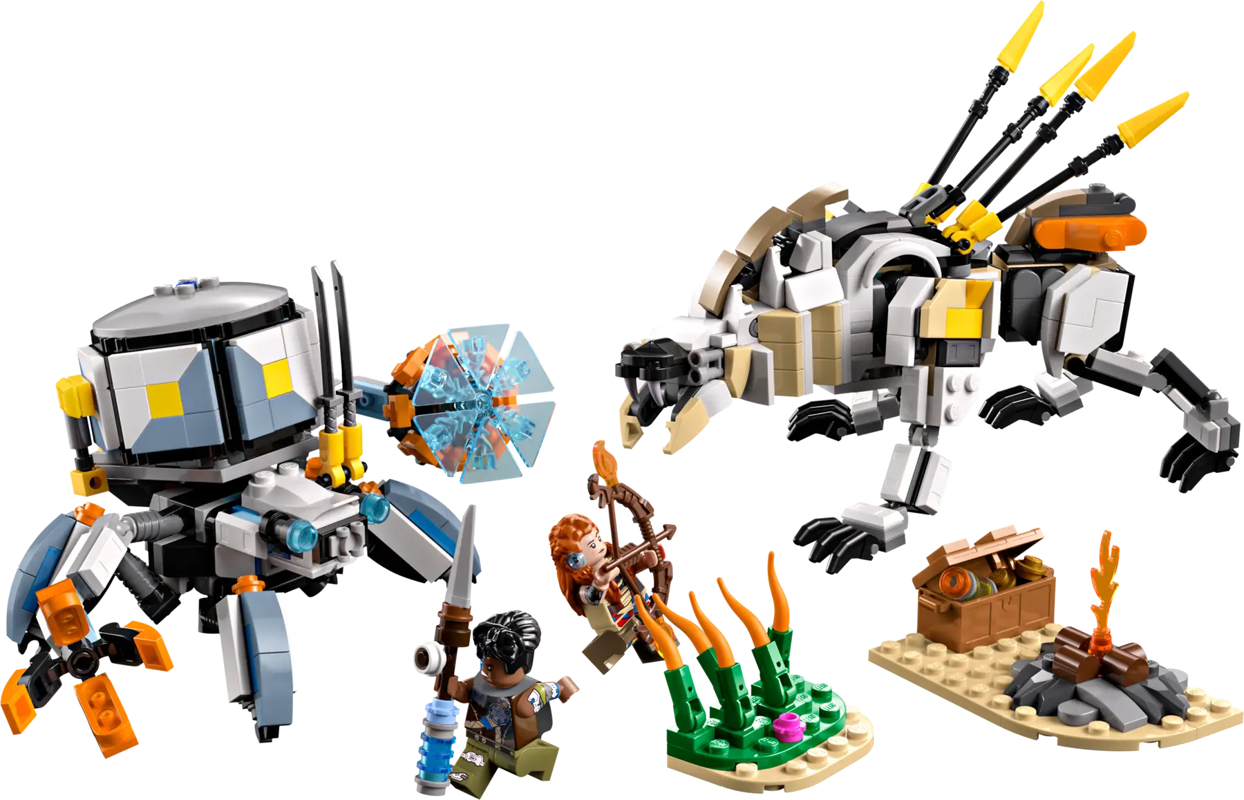 LEGO Horizon 77037 Aloy & Varl vs Shellwalker & Sawtooth set revealed ...